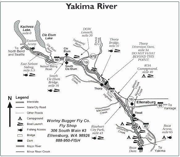 Yakima River Map